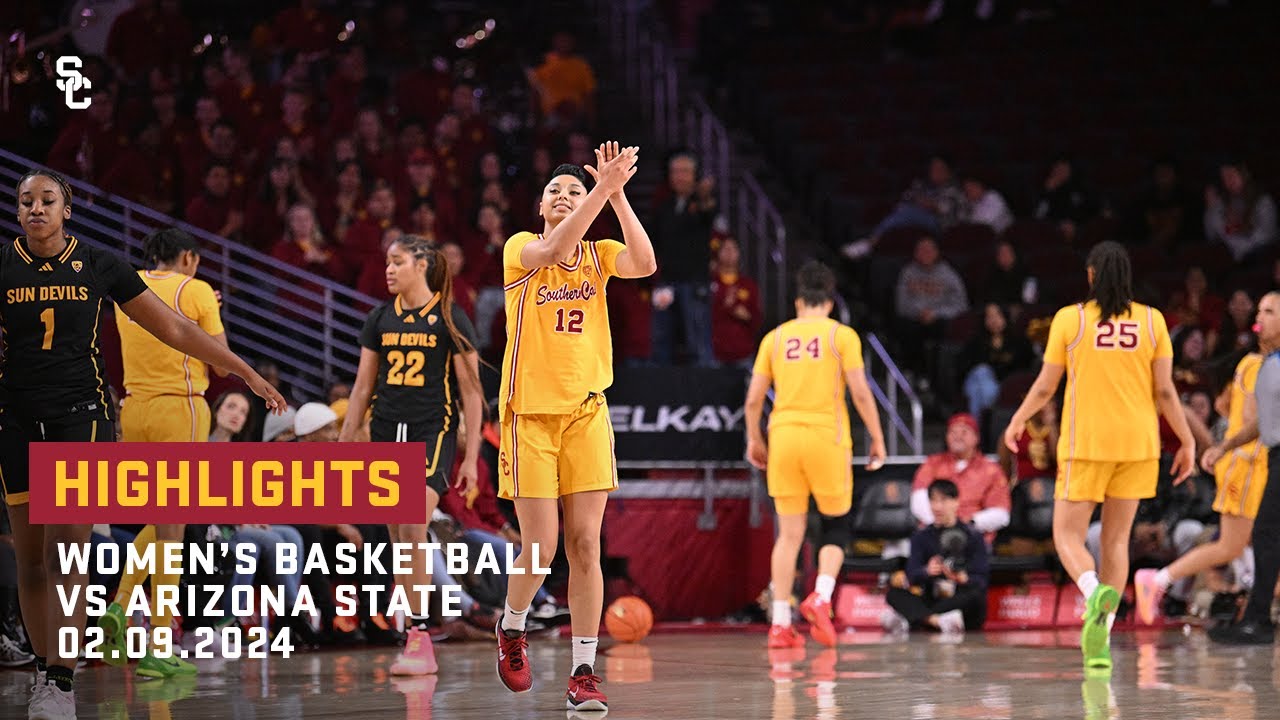 Women's Basketball - USC 81, Arizona State 63: Highlights (2/9/24 ...