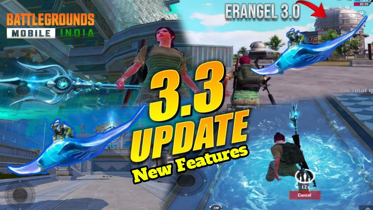 BGMI NEW UPDATE 3.3 NEW FEATURES - YouTube