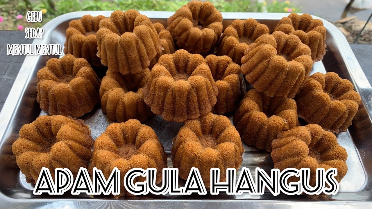 Apam Gula Hangus Gebu Gebas _ Ressapi tradisional _ Anti gagal 100% ...