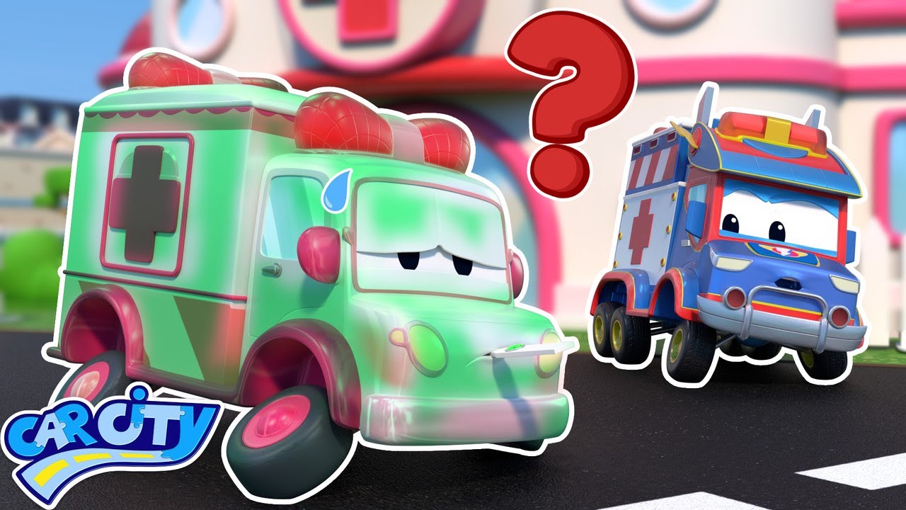 AMBULANCE is SICK! Super Truck AMBULANCE replaces her! | Doctor Cartoon ...