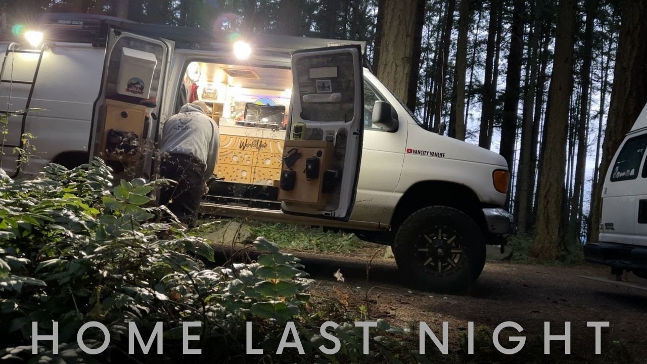 My Van Is SO BAD That I Don't WANNA GO HOME | Van Life + Shop Life ...