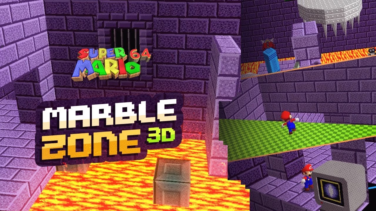 Marble Zone 3D | Super Mario 64 Retro Romhack - YouTube