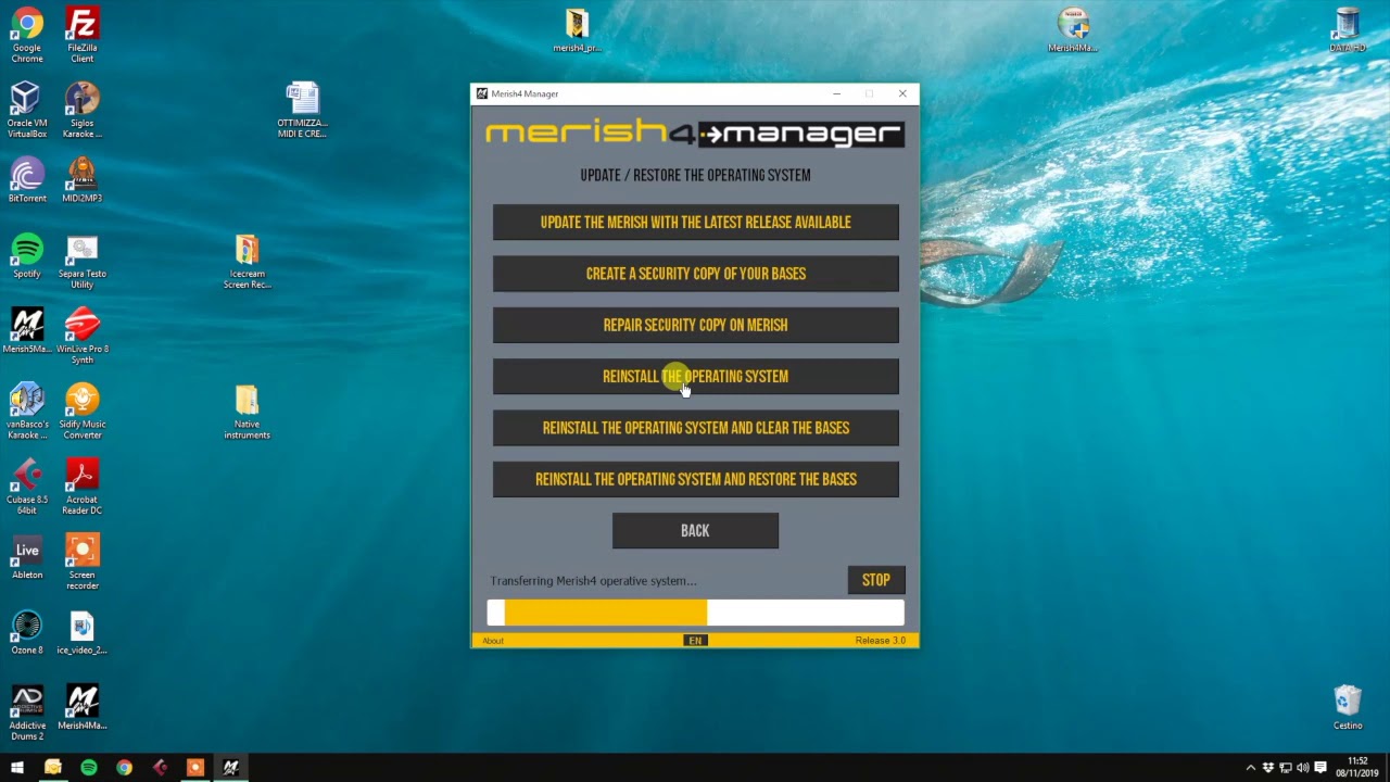 Merish 4 OS Reinstalling - YouTube