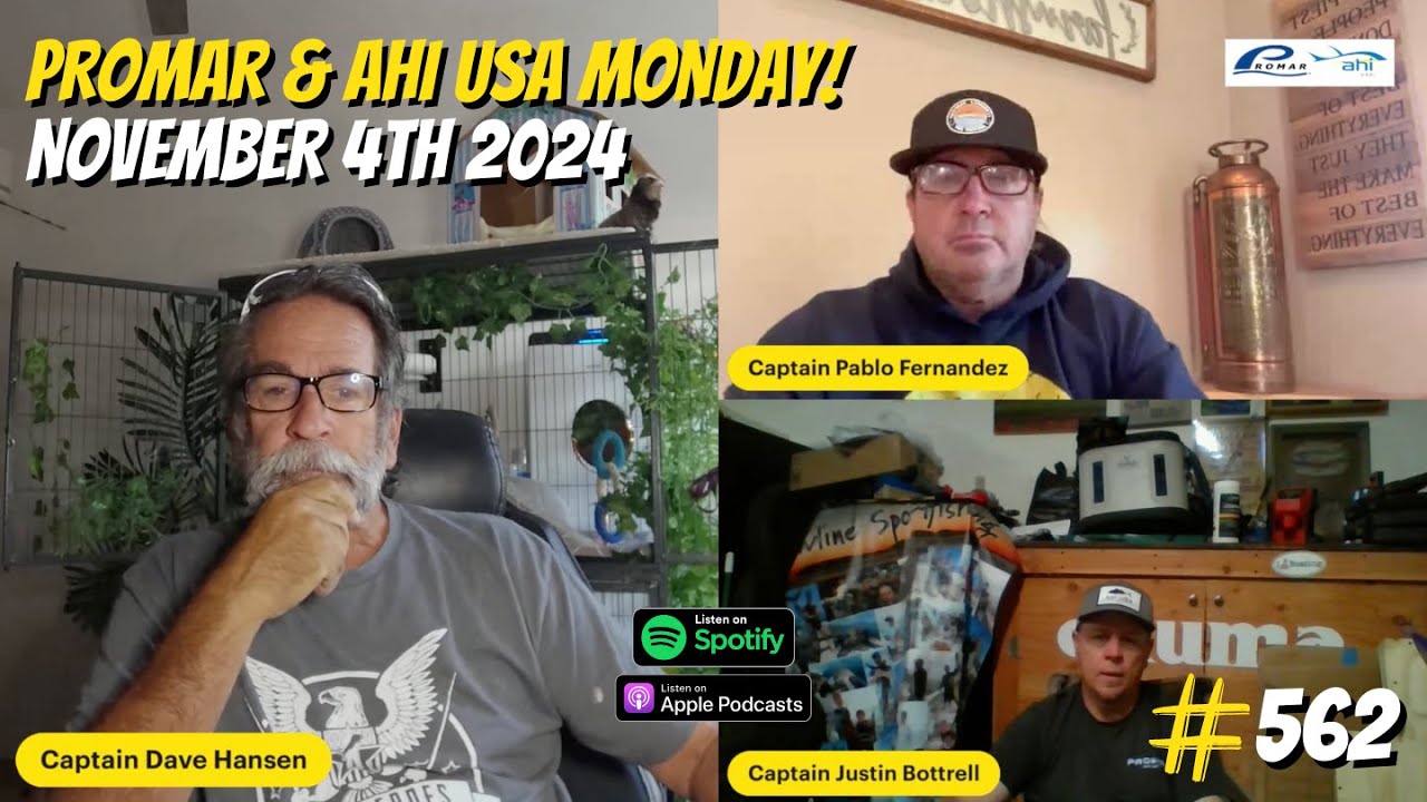 Promar & Ahi USA Monday! | Your Saltwater Guide Show w/ Captain Dave ...