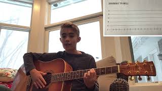 HudyRock - Highway to Hell - AC/DC - Easy One String Beginner Lesson