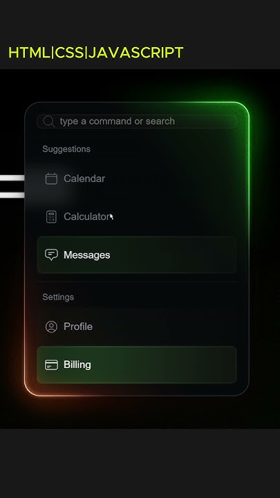 Glassmorphism Sidebar Menu Design Html Css Javascript Coding Shorts Webdevelopment Youtube