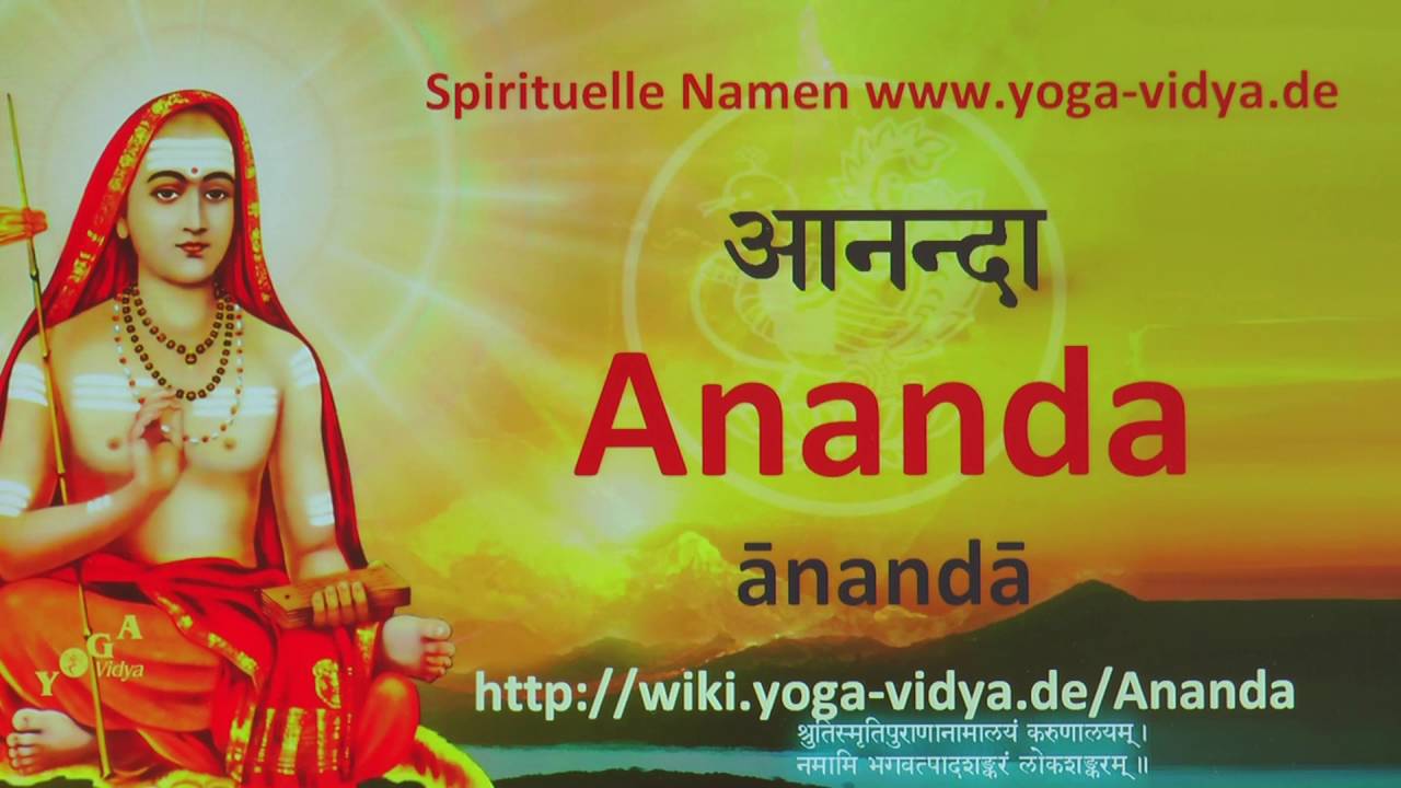 Spiritueller Name Ananda (Weiblich) - Bedeutung und Übersetzung aus dem ...