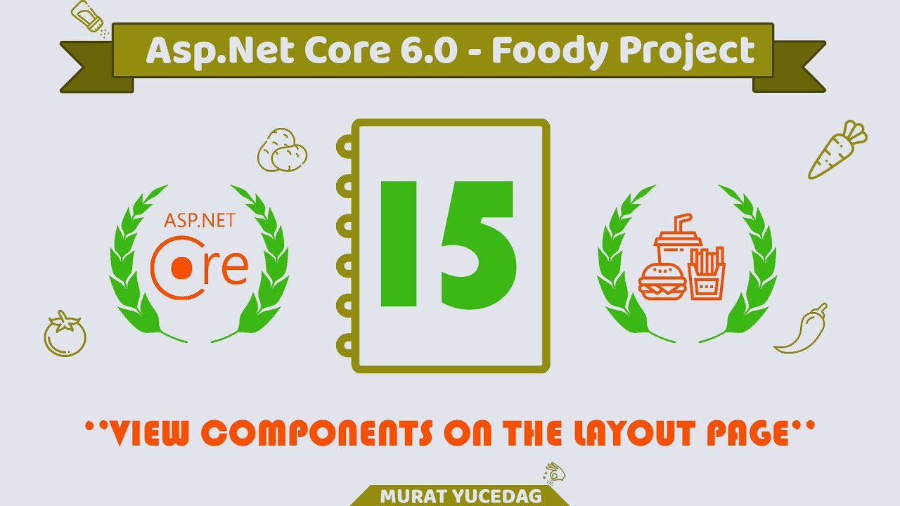 #15 Foody Asp.Net Core 6.0 Project - View Components On The Layout Page - YouTube