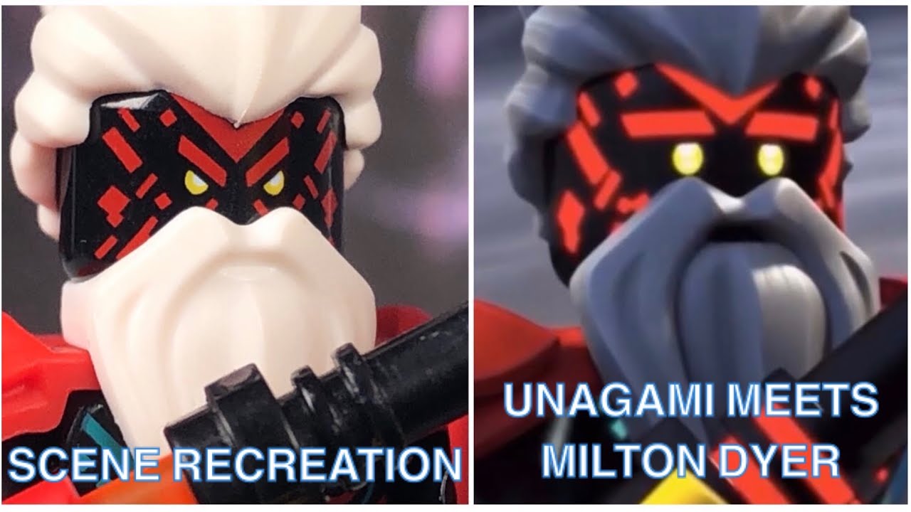 LEGO NINJAGO S12 EP 16- Scene Recreation (Unagami meets Milton Dyer ...