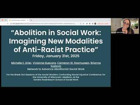 Abolition in Social Work: Imagining New Modalities of Anti Racist ...