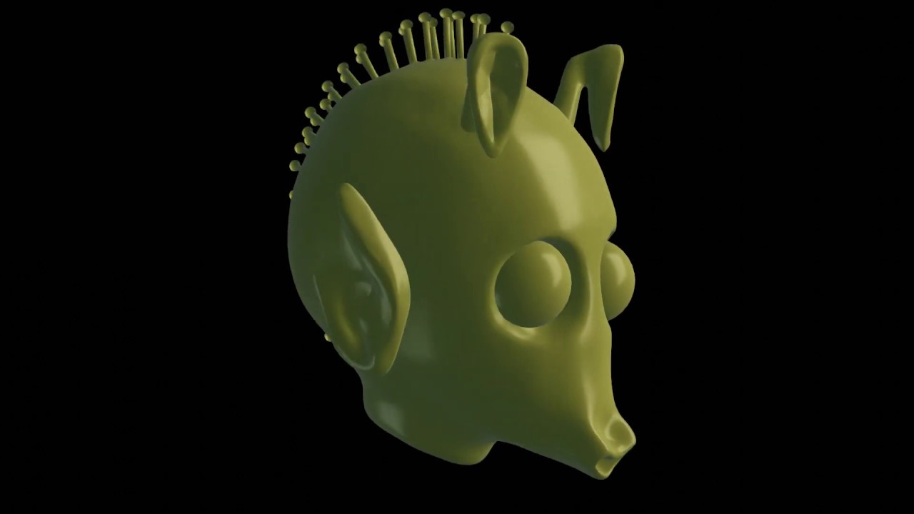 Greedo's head sculpt 360º - YouTube