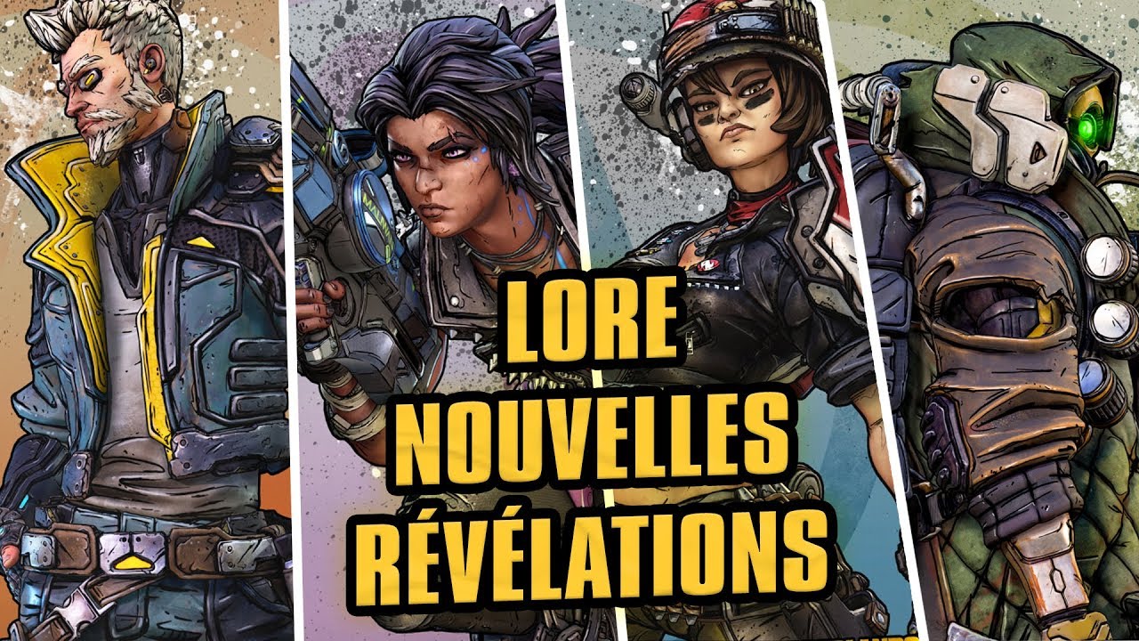 BORDERLANDS 3 - Nouveauté Lore + Analyse des 4 Héros. (Charadesign ...