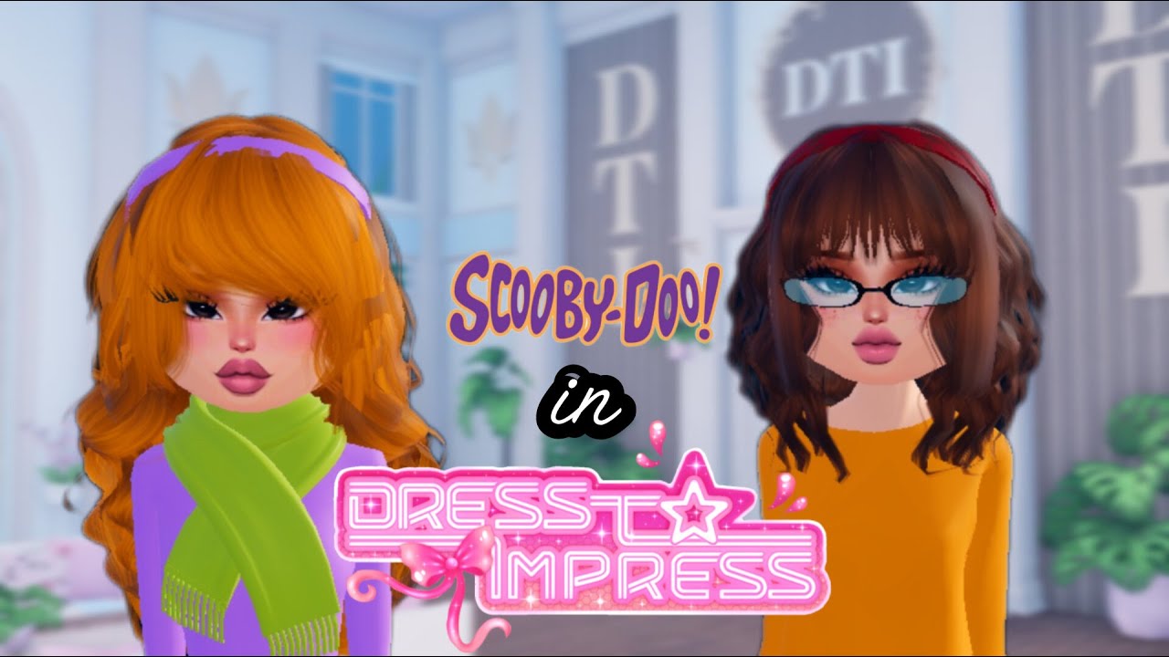 How to make "Scooby Doo" characters in "Dress to Impress" - YouTube