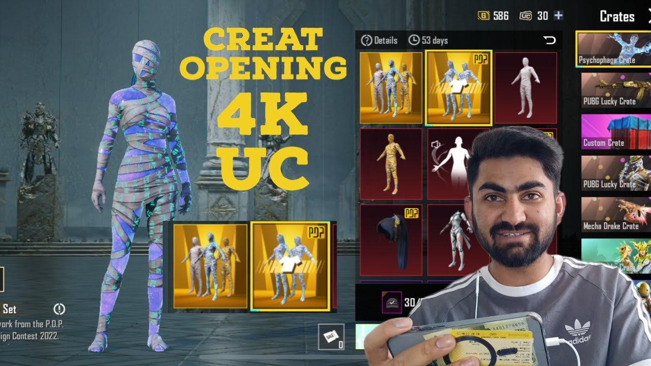 PUBG Mobile new ultimate mummy Set | Creat Opening - YouTube