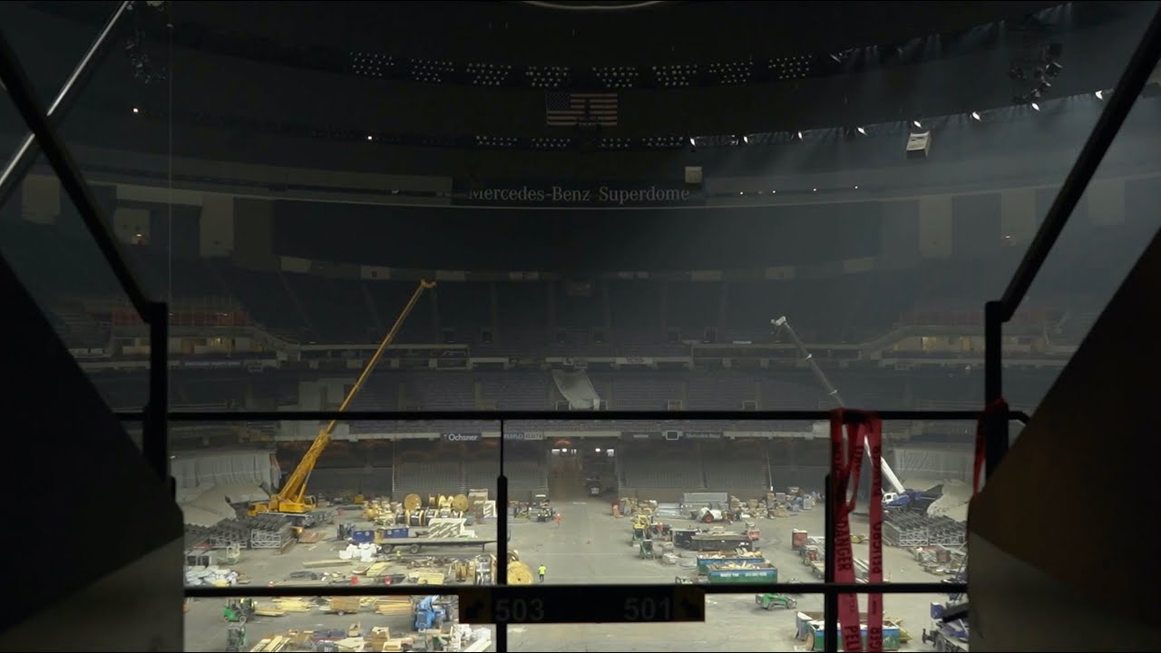 Superdome still under construction for remodel; here's what it looks ...