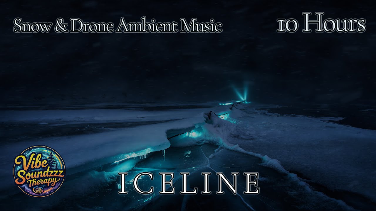 I C E L I N E | Snow & Electronic Drone Ambient Music | 10 Hours - YouTube