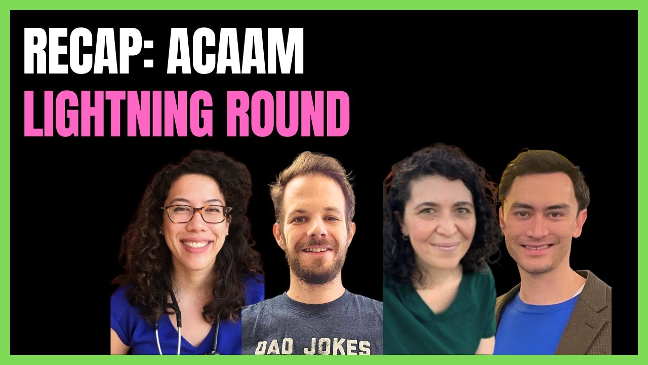 Addiction Medicine #27- Recap: ACAAM Lightning Round - YouTube