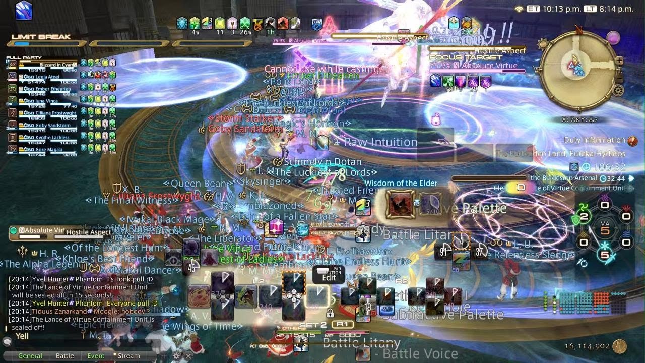 FFXIV BA - Absolute Virtue - PCT POV - YouTube