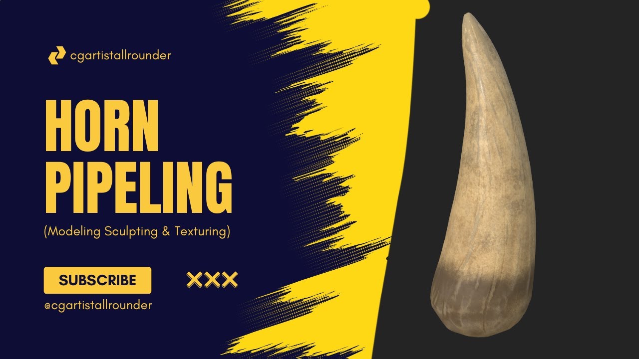 How to Make Your Own 3D Horns (Modeling & Texturing) - YouTube