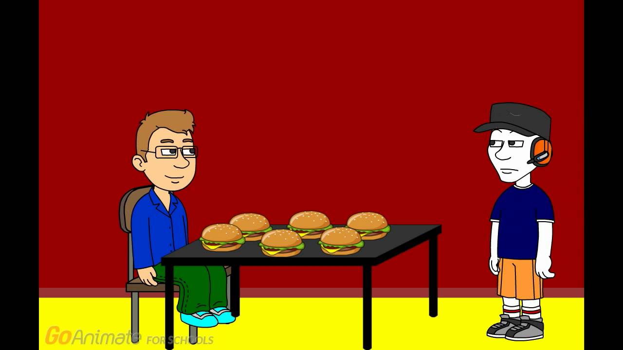 tommy gets fat at mcdonalds and gets grounded - YouTube