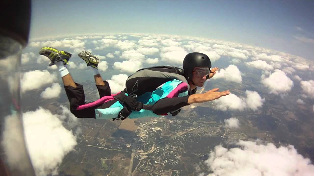 Skydiving Loss of stability before pull - YouTube