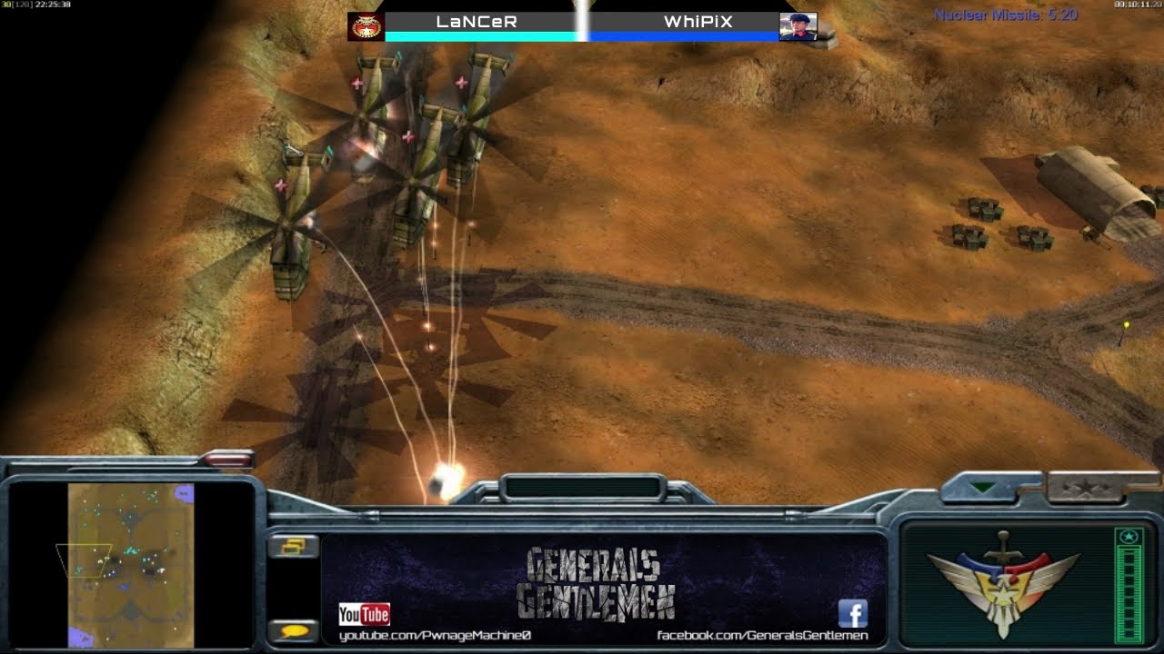 Generals Gentlemen - Lancer(China) vs Whipix(Nuke) - YouTube