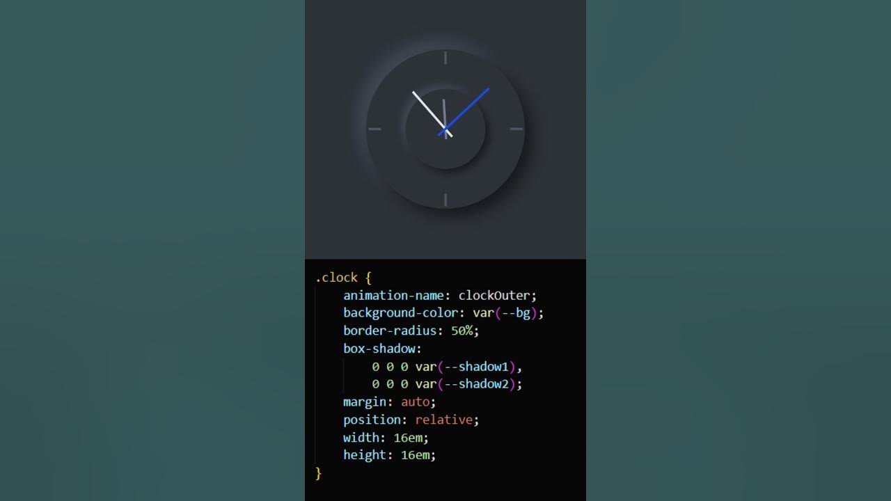 "Fast and Stylish Digital Clock Animation in HTML!" #coding #python #html - YouTube