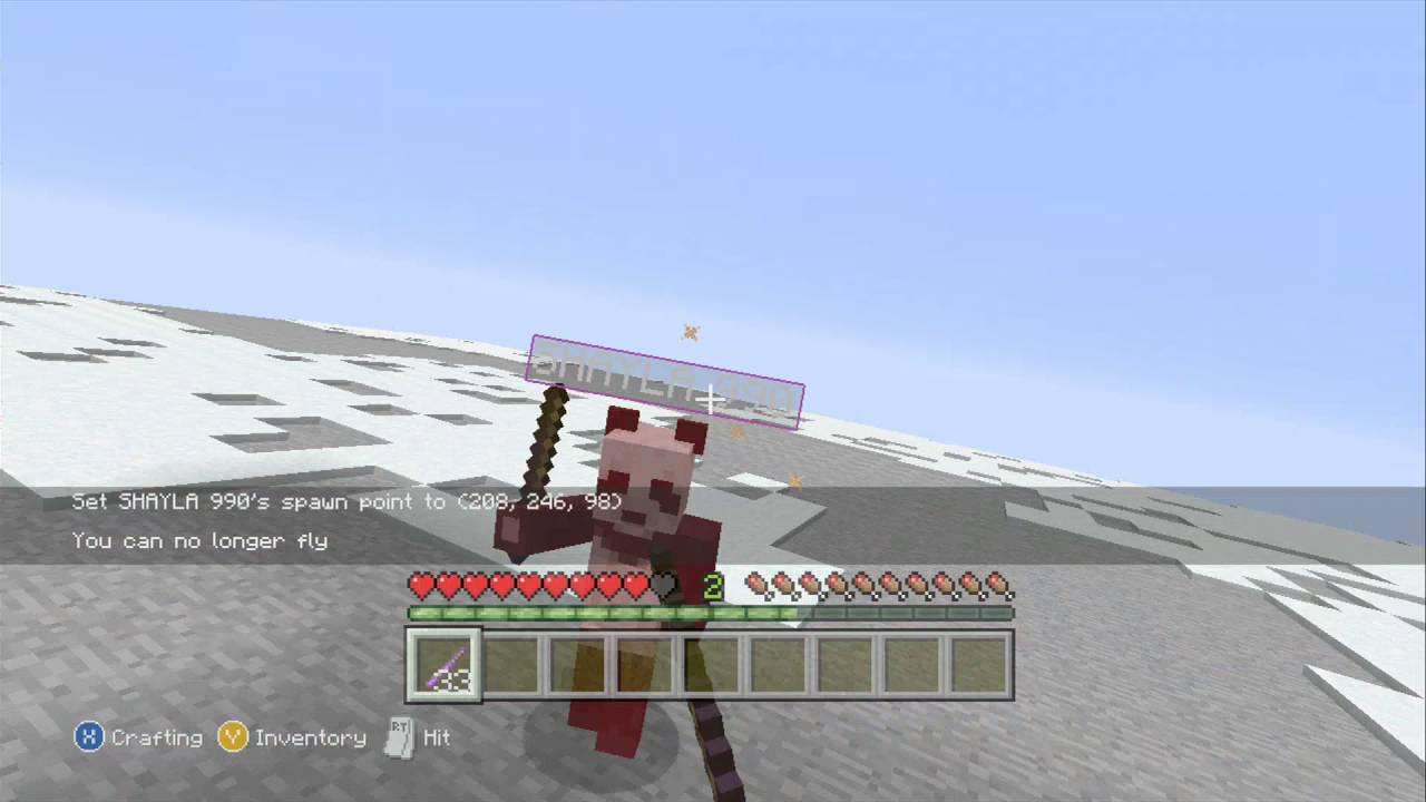 Minecraft Xbox 360: Knock Off!: HEY LOOK A PANDA! - YouTube