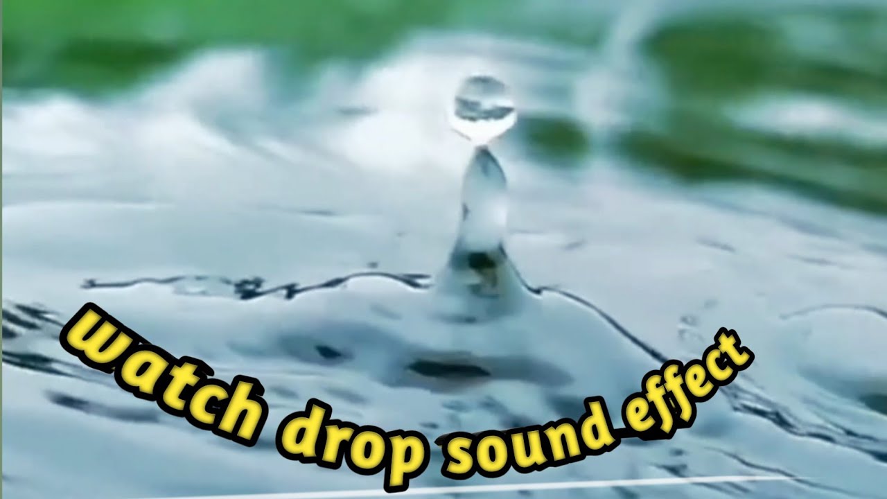 water drop sound effect #shorts #rainrelaxingmusic - YouTube