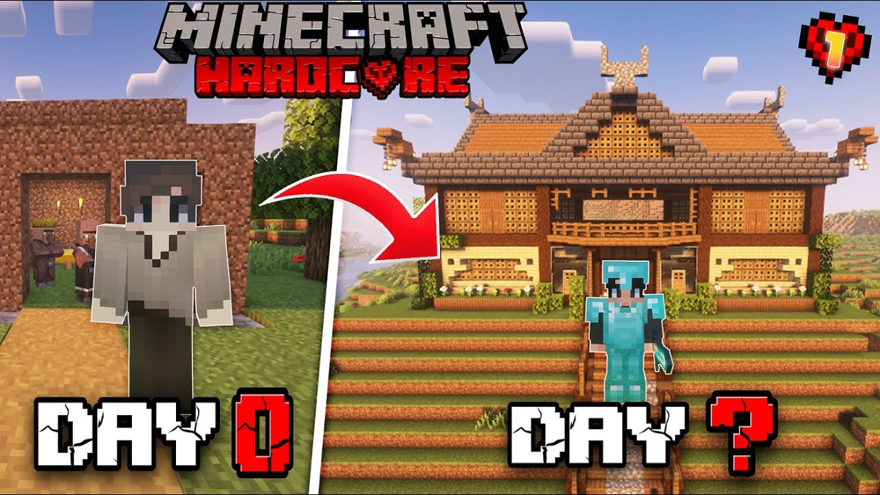 My PERFECT HARDEST Start in Minecraft Hardcore - #1 - YouTube