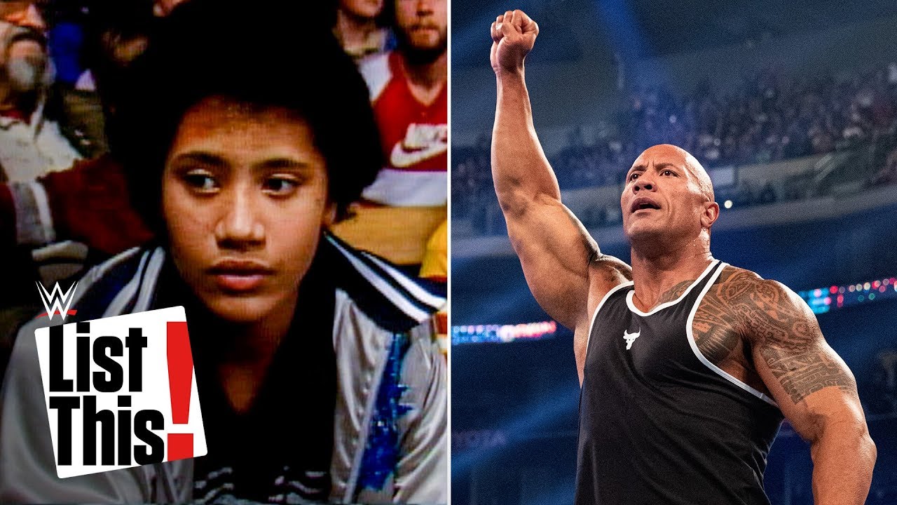 Superstars as kids on WWE TV: WWE List This! - YouTube