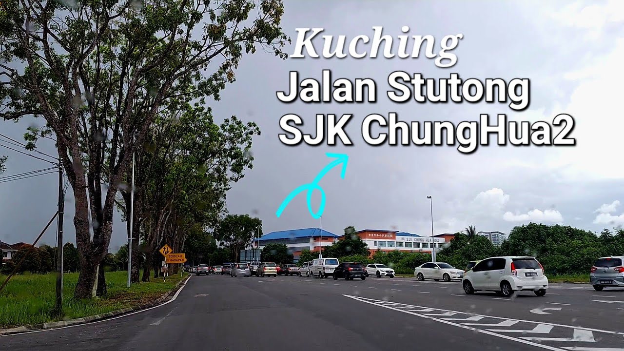 Kuching Northbank to BDC Stampin🚙Weekend also traffic jam at Jalan ...