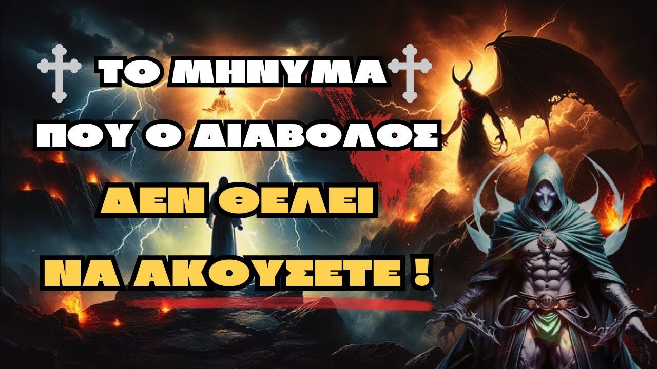 Ένα μήνυμα που o Διάβολος ΔΕΝ θέλει να Ακούσετε !!! - YouTube