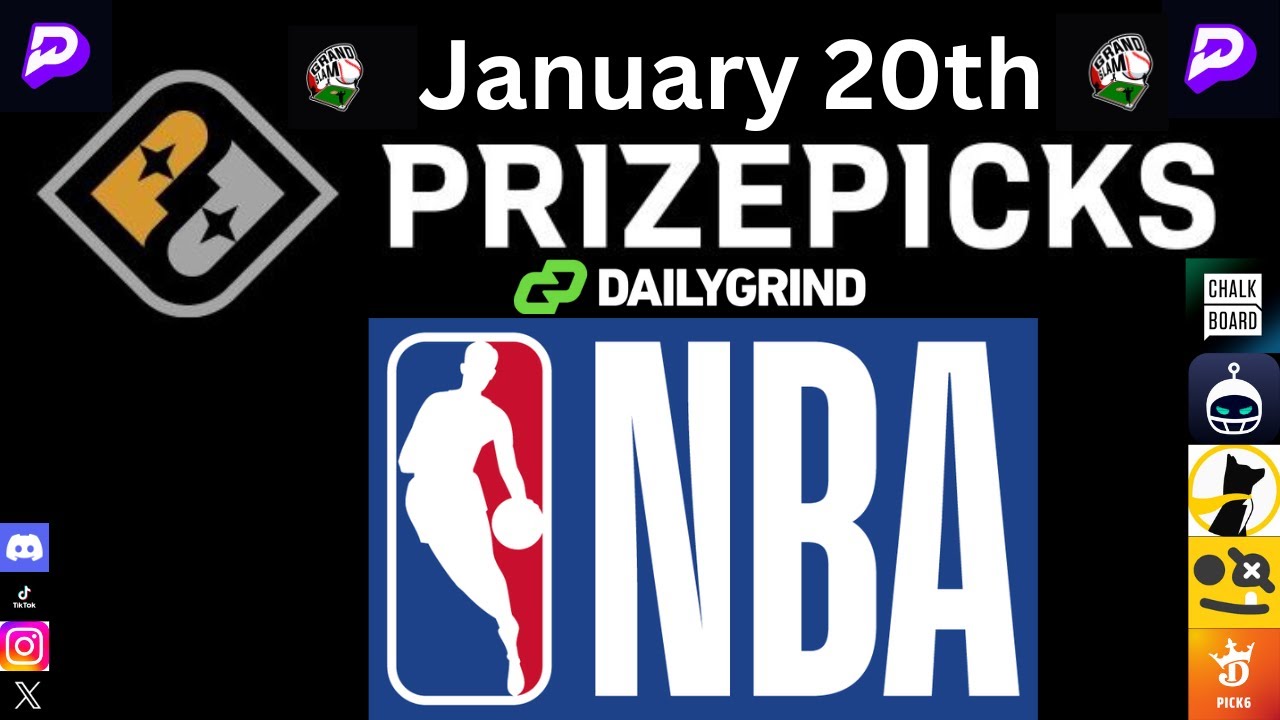 Prize Picks Props NBA Jan 20th - YouTube