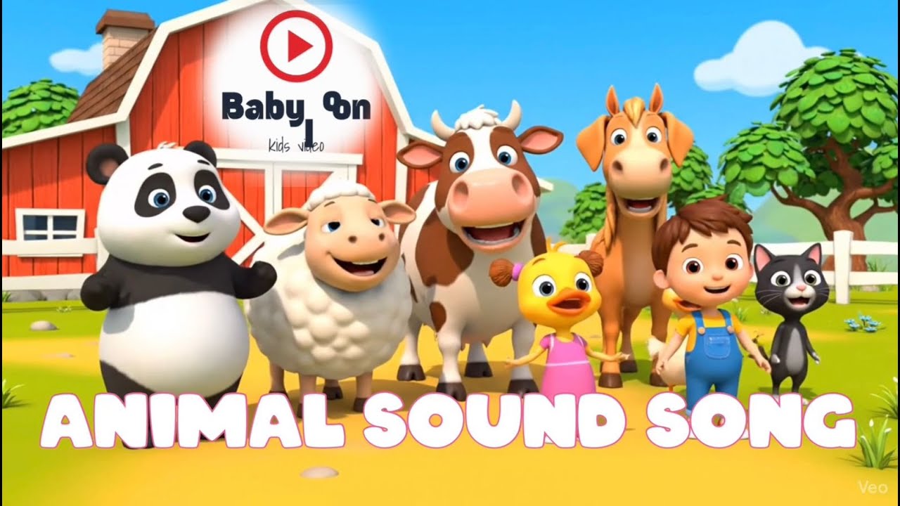 Animal sound song || AI video || Kids learning video || #ai #kidsvideo ...