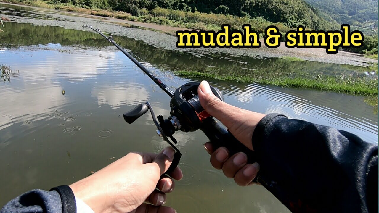 TUTORIAL CARA MENGGUNAKAN/MELEMPAR REEL BAITCASTING - YouTube
