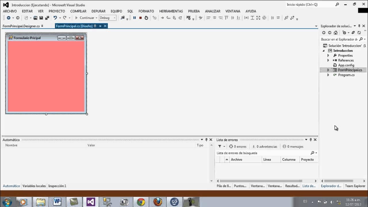 Curso C# 1 - Propiedades de los formularios - YouTube