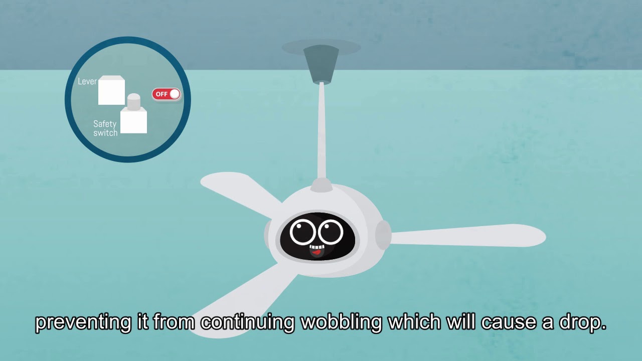 KDK Ceiling Fan Safety Measures - YouTube