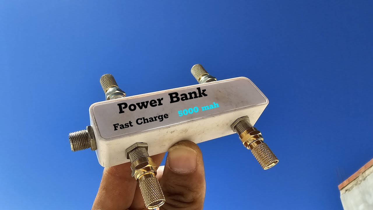 How to convert a power bank into a digital TV switch to watch HD ...
