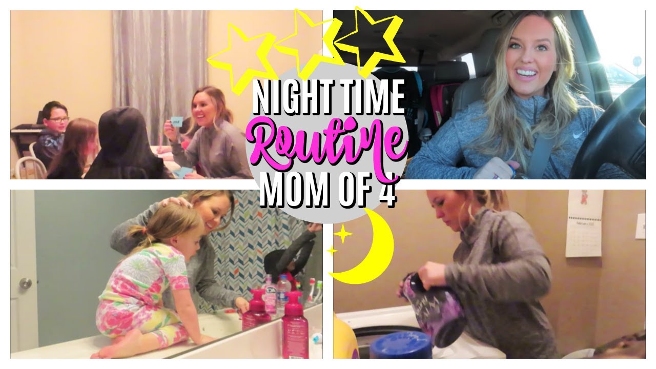 Realistic Night Time Routine | Mom of 4| Evening schedule - YouTube