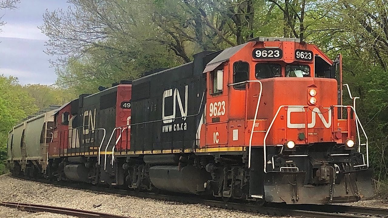 Trains In Decatur IL - CN, NS, & Mervis Recycling - YouTube
