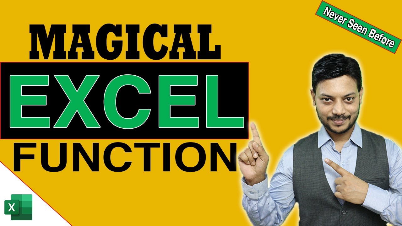Excel function never seen before 🔥| Interview question which can make ...