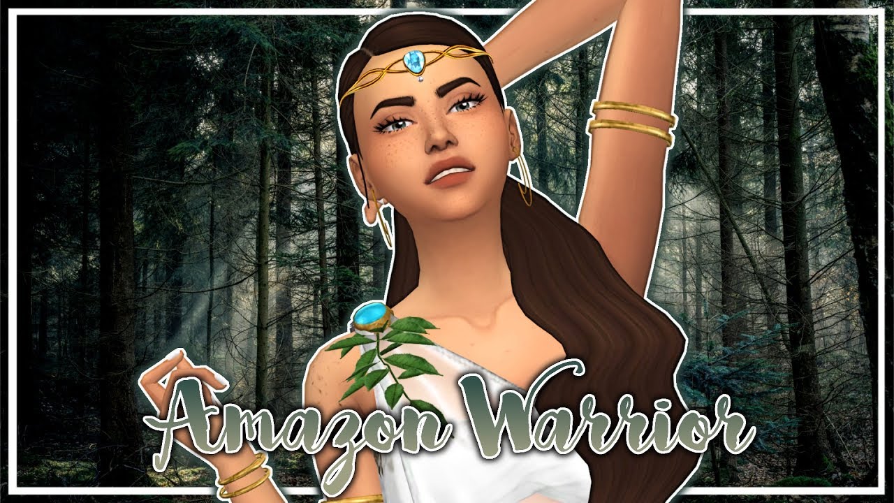 The Sims 4 CAS | Amazon Warrior - YouTube