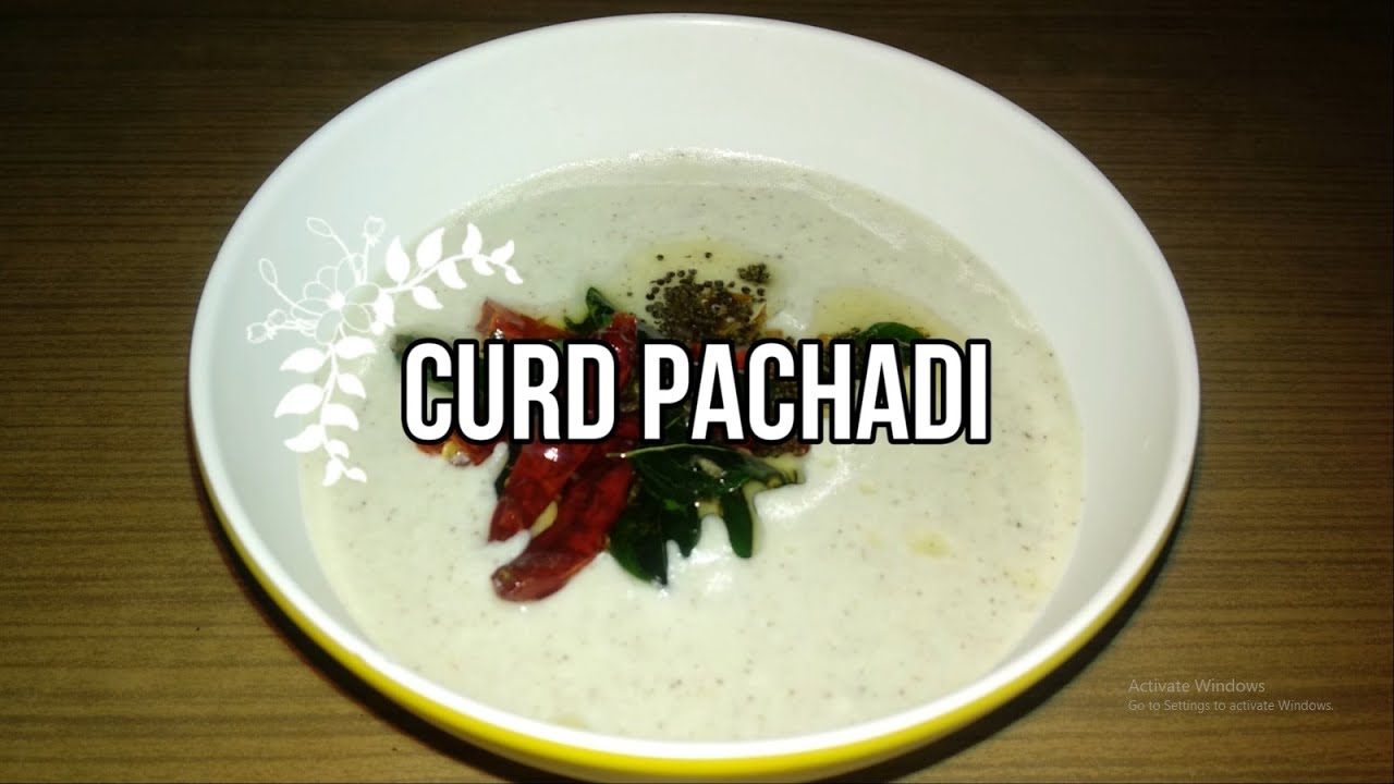 How to make Curd Pachadi I തൈര് പച്ചടി - YouTube