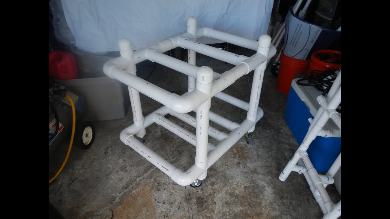 Solar Powered water garden - Step 1 build cart - YouTube