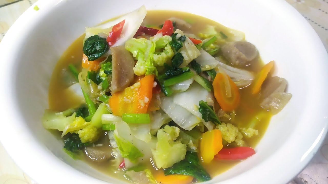 Resep Sayur Capcay. Capcay Bakso Pentol Kuah. Ini sih Lebih enak dari ...