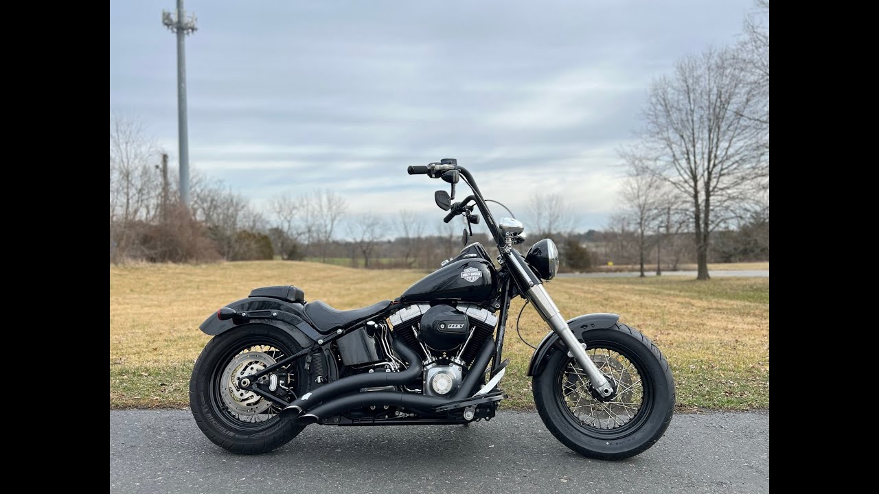 2016 Harley-Davidson Softail Slim FLS Vivid Black 15,559 Miles w ...