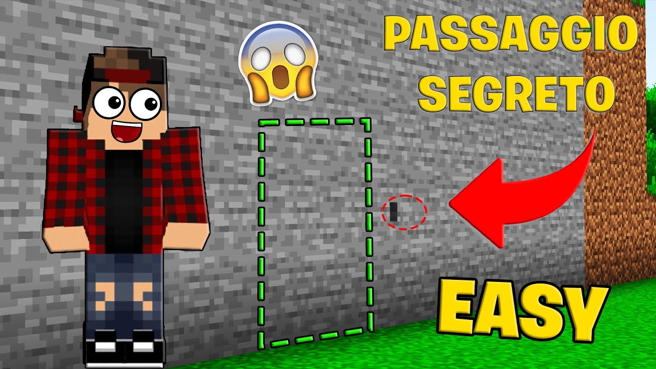 COME FARE UN PASSAGGIO SEGRETO SU MINECRAFT - Tutorial ITA | SPECIALE ...
