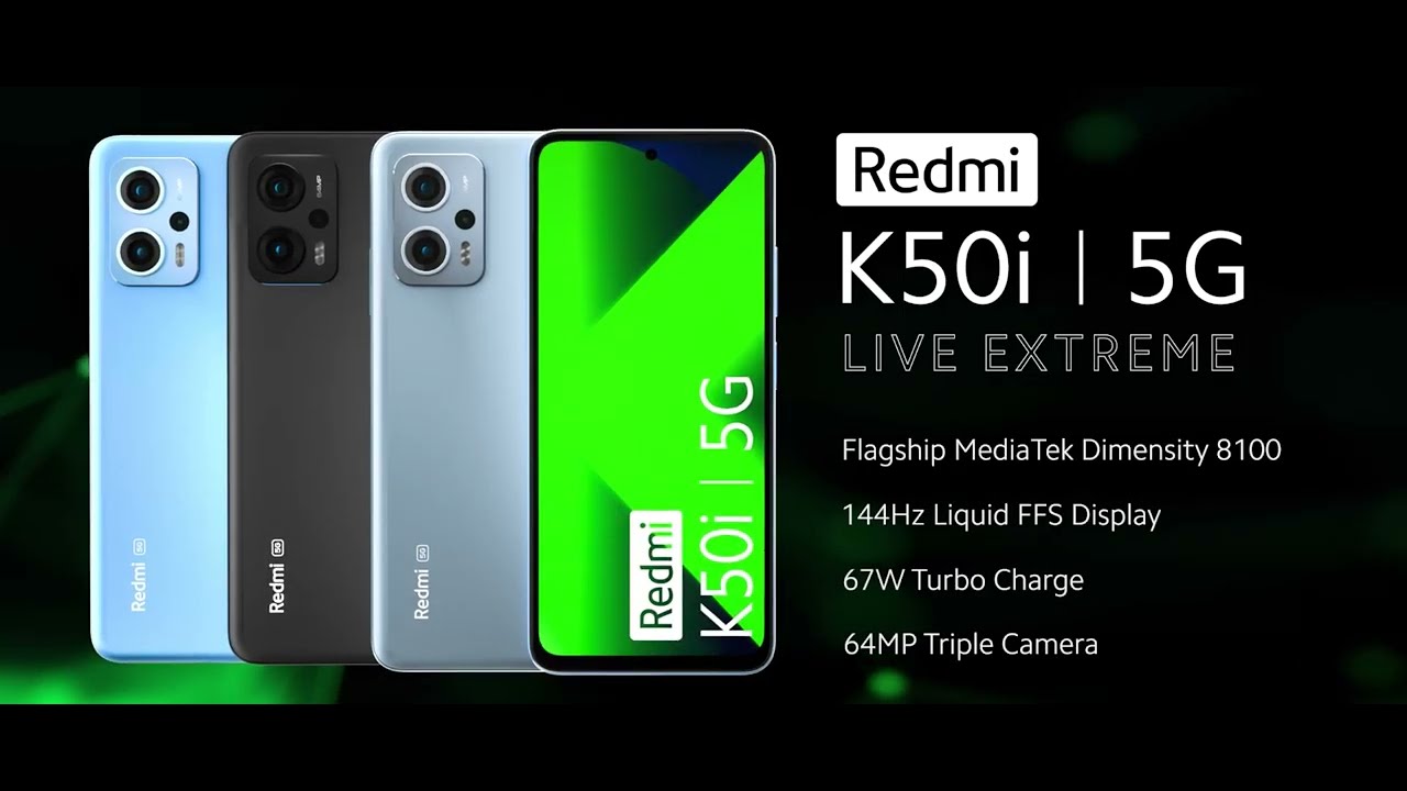 Xiaomi Redmi K50i Intro video and Official Launch in India ...