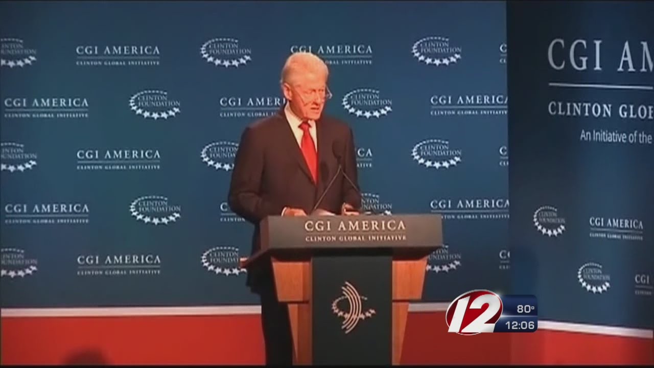 Bill Clinton to Campaign for Magaziner in RI - YouTube